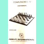 Fidelity Model 6099 Computachess IV (1988) Electronic Chess Computer